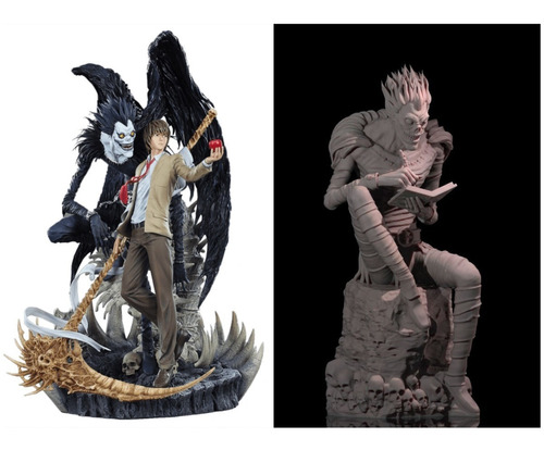 Death Note X 2 Archivo Stl Para Impresión 3d - Electrogeek