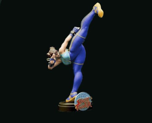 Street Fighter Chun Li Kick – Cgtrader Stl Obj Impresión 3d – Electrogeek