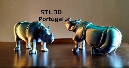 Flexi Java Rinoceronte Archivo Stl Obj Para Impresion 3D - Electrogeek